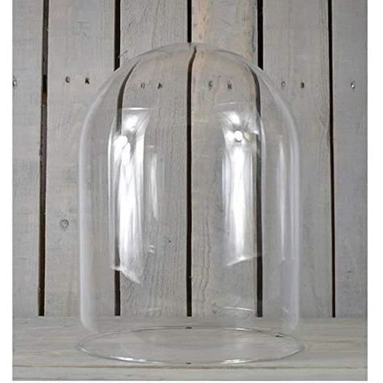Cloche cloche circulaire en verre fait main 40 cm - Cdiscount Maison