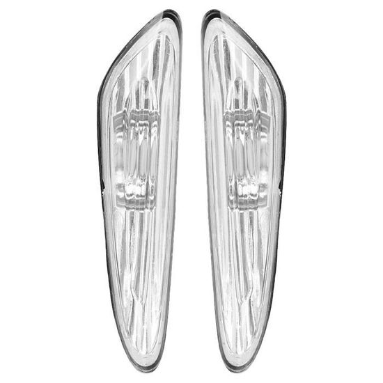 Dilwe abat-jour 1 paire de couvercle de feu de position latéral de ...