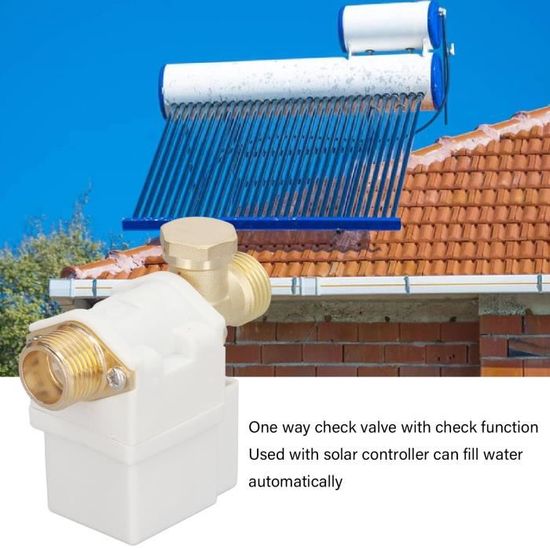 Van Électrique Solaire Pour Chauffe-Eau Avec Soupape Solénode En Laiton - Cdiscount Jardin