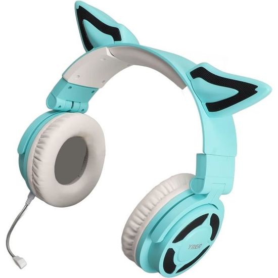 Casque D'Oreille De Chat Rgb, Virtual 7.1 Channel Bass Surround ...