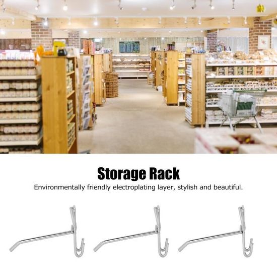 MSA Crochet D'Étagère De Supermarché 30Pcs Crochet De Supermarché De ...