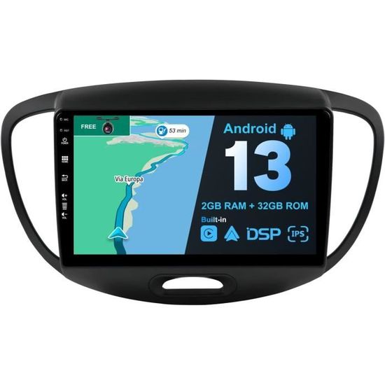 Joyx Android 12 Ips Autoradio Pour Hyundai I10 (2007-2013) -[2G+32G ... Joyx Android 12 Ips Autoradio Pour Hyundai I10 (2007-2013) -[2G+32G ...