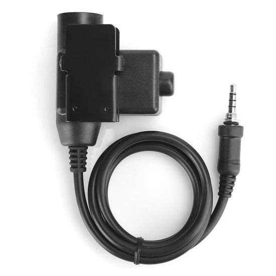 Tbest Prise de câble PTT Câble de Talkie-walkie, Câble PTT Portable U94 ...