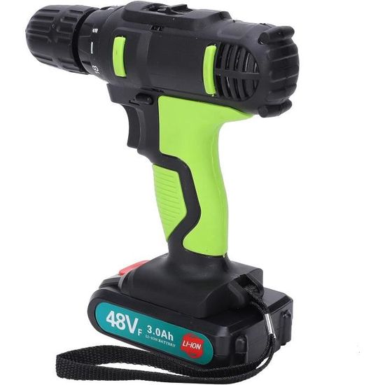 Kit De Perceuse-Visseuse Sans Fil Électrique 2 Accessoires De Perceuse ...