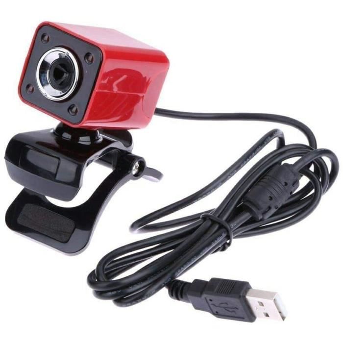 WebcamWebcam Caméra USB Caméra Haute définition HD 4 lumières LED USB ...
