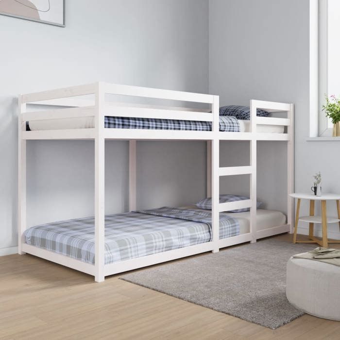 Lit superposé enfant - SALE 2025 - Bois de pin massif - 90x200 cm ...