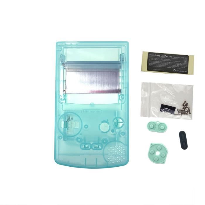 Clear Light Cyan - Nouvelle coque de boîtier IPS pour GBC IPS V3 LCD Kits d'écran laminé avec ...