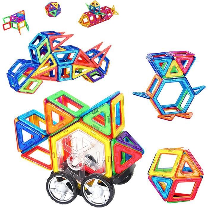 JEU DE CONSTRUCTION Bloc De Construction Magnétique Enfant 48 Pièces ...