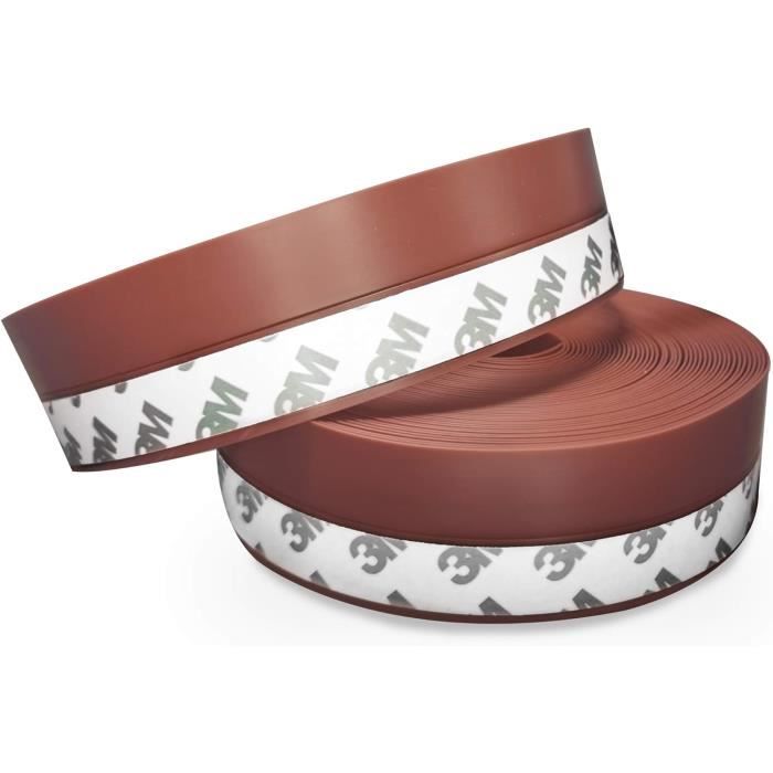Bas De Porte Adhésif, 10M X 3,5Cm Bande D'Étanchéité En Silicone Souple ...