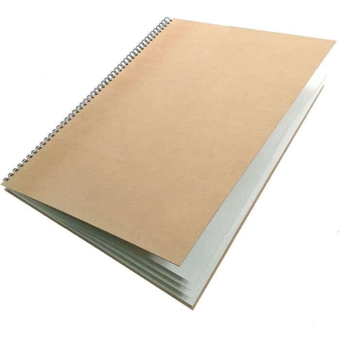 Enviro-Carnet à dessin avec reliure double spirale et couverture rigide ...
