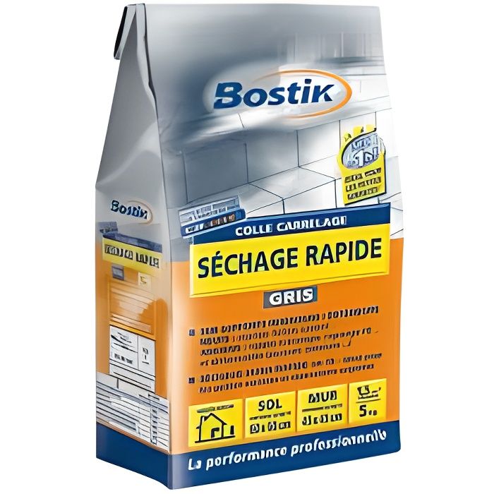 Colle carreaux chrono Bostik - Sac papier Sac 5 kg - Cdiscount Bricolage