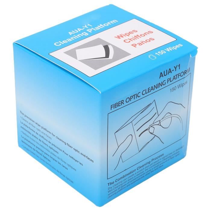 Cikonielf Fibre Optique Lingette 150 pièces de lingettes de nettoyage à ...