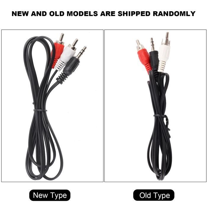 SUC-Cable audio stéréo 3.5mm mle vers 2 femelles pour RCA - Cdiscount ...