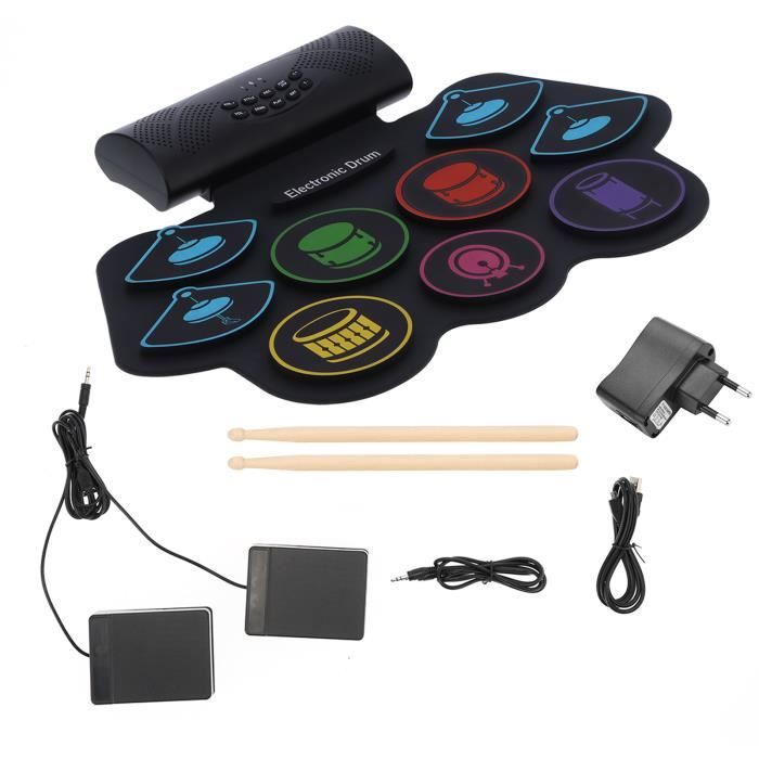 GOTOTOP Ensemble de pads de batterie électronique Kit de pads de ...