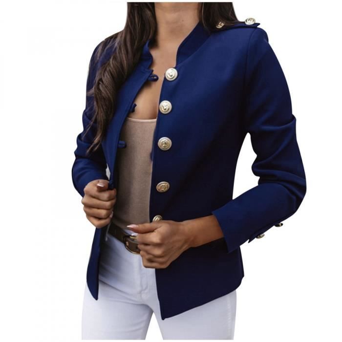 Blazer Femme Chic Et Elegant Slim Fit Blazer Veste Formel Bureau ...