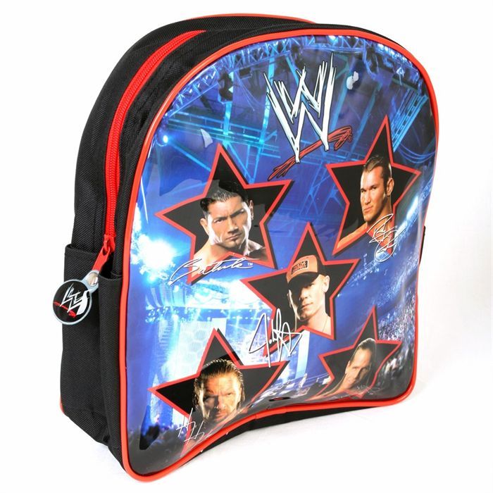 WWE CATCH Sac à Dos Enfant Noir, Bleu et rouge - Cdiscount Bagagerie ...