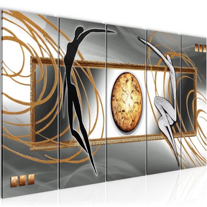 Runa art Tableau Décoration Murale Figures Art Abstrait 200x80 cm - 5 ...