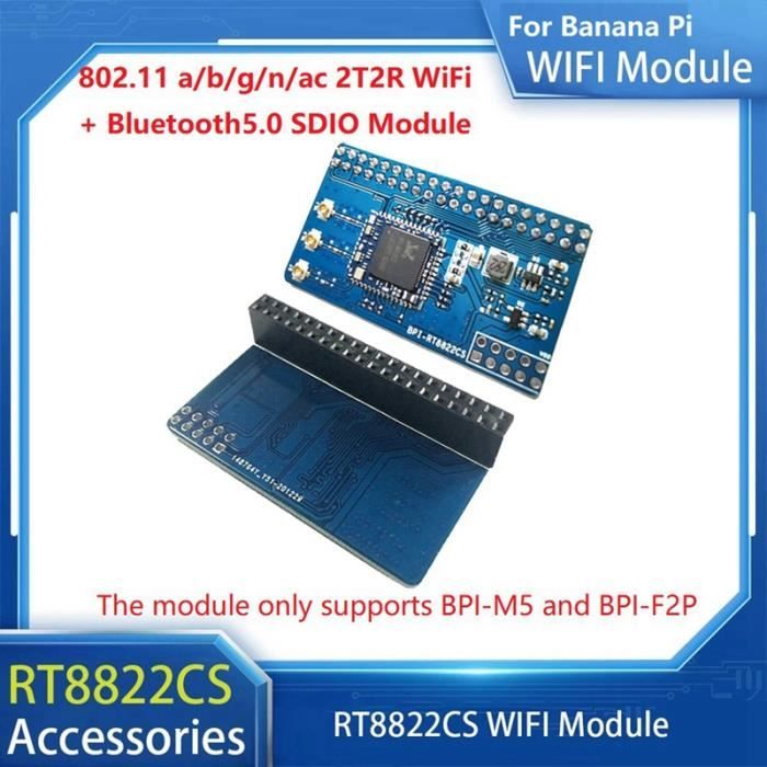 Pour Banana Pi RT8822CS V1.0 Carte D'Extension 802.11 -G-Ac 2T2R WiFi ...
