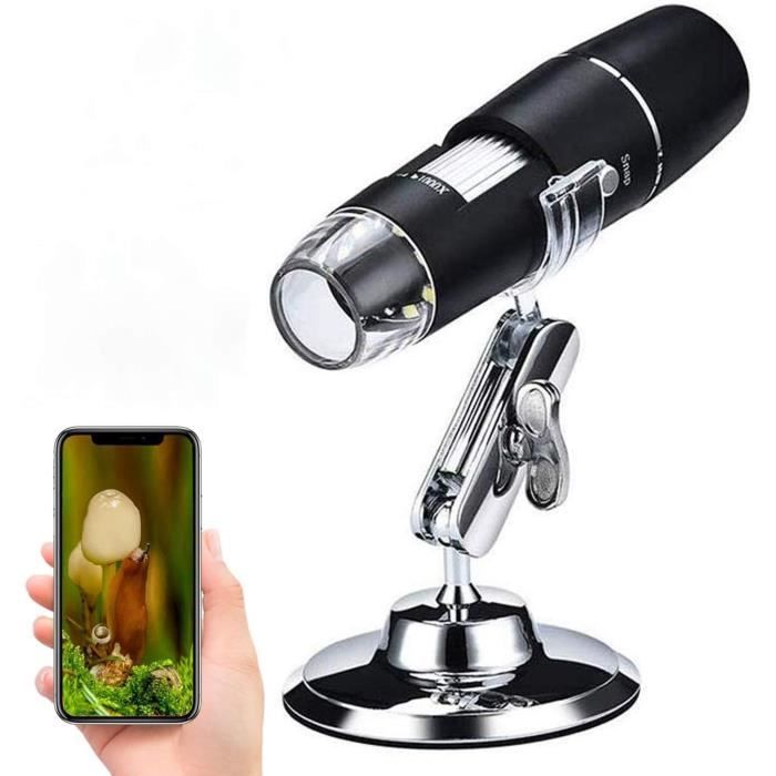 Microscope Numérique WiFi - SSS - Zoom - 8 LED - Blanc - Cdiscount ...