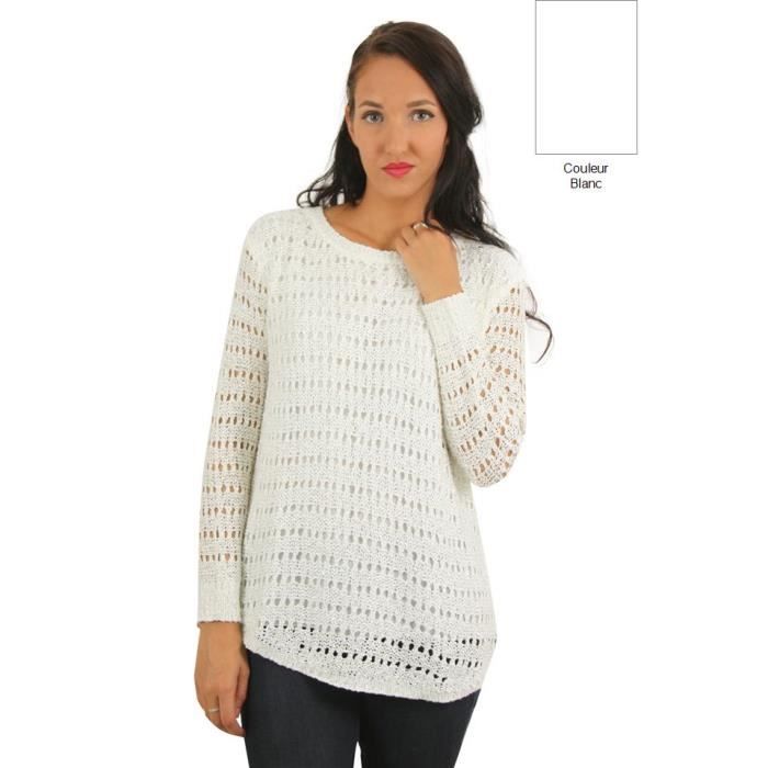 Sunshine - Pull manches longues - Femme - TU - ... - Cdiscount Prêt-à ...