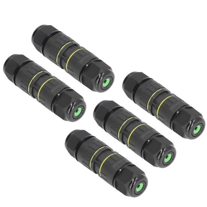 BOY - 5PCS Garden Junction Box LED Light M25 3 Core Wire Connector Box ...