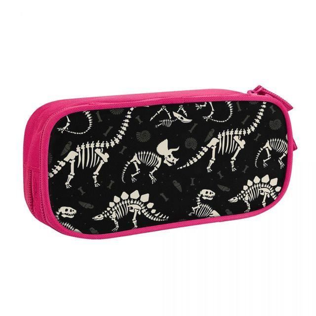 TROUSSE A STYLO,Rose--Trousse à crayons motif de dinosaure, nouveau sac ...
