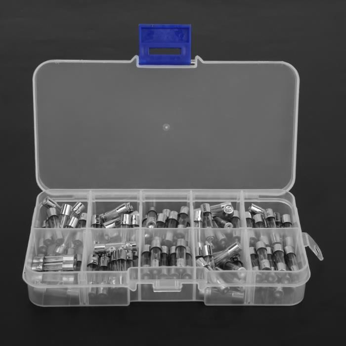 Zerone Glass Tube Fuse, 10 Models Glass Fuse Set for 0-250V ...