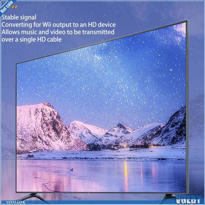 Ashata pour convertisseur d'interface multimédia Wii vers HD ...