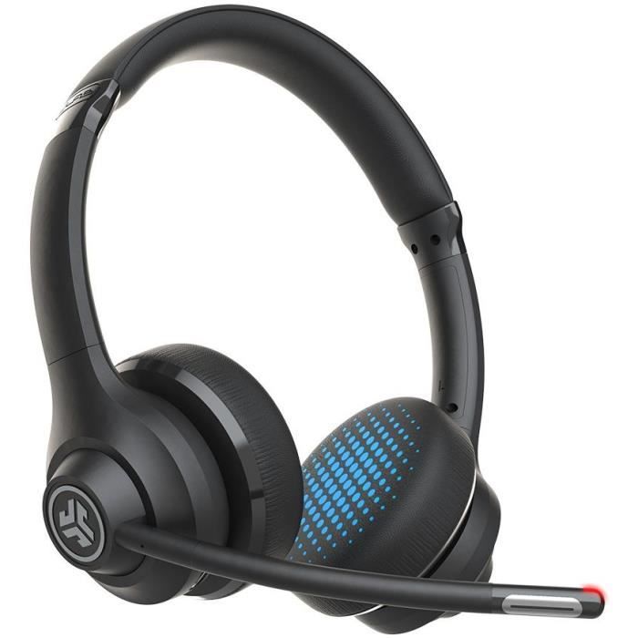 JLab Audio - GO Work Wireless Headset Black - Casque sans fil ...