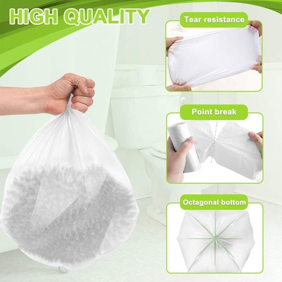 Sac Poubelle Biodégradable De 5 Litres, Petit Sac Poubelle De Salle De ...