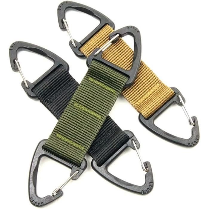 5 Pièce Multifonction Mousqueton Porte-Clés Sac À Dos Crochet Pour ...