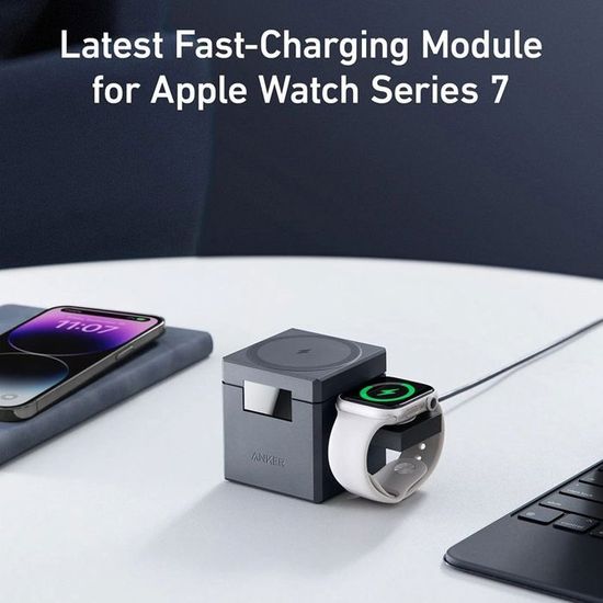 Anker Cube de Charge 3 en 1 avec MagSafe, Puissance de Charge maximale ...