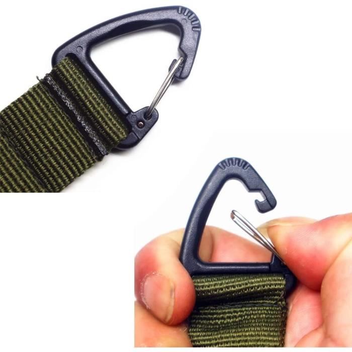 5 Pièce Multifonction Mousqueton Porte-Clés Sac À Dos Crochet Pour ...