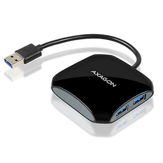 AXAGON USB3.0 Hub Le hub Compact à 4 Ports Convient pour Les Ultrabooks ...