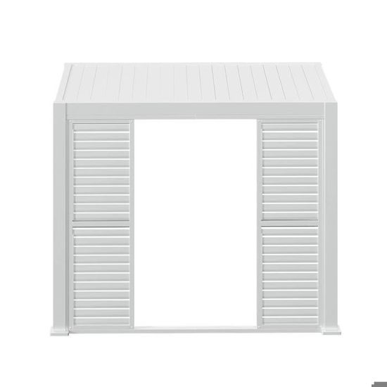 Persienne coulissante pour pergola bioclimatique "Evora" - 1 3 côté - 2 ...