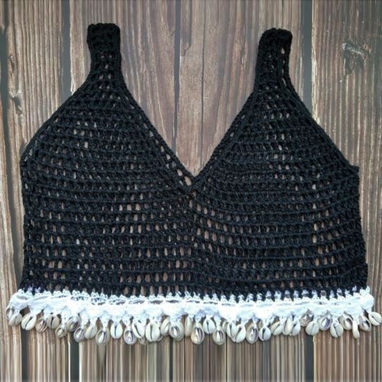 Robe,Misswim – cache maillot crochet en résille, Sexy, transparent ...