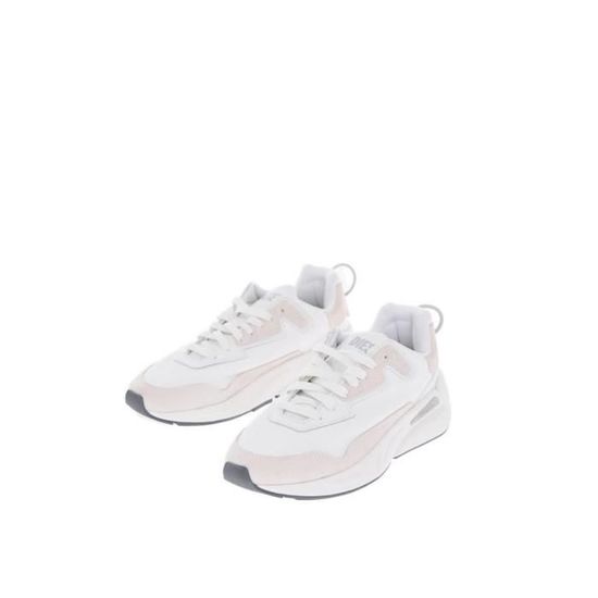 BASKETS DIESEL, AUTRES MATÉRIAUX 100%, couleur BLANC, Outlet, code ...