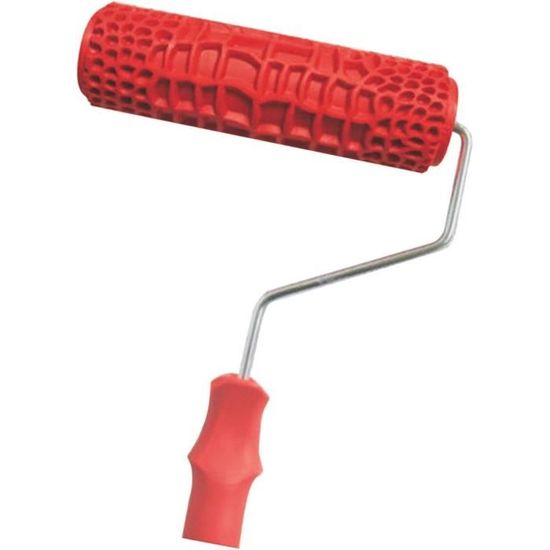 Rouleau de peinture en relief motif peau de crocodile avec poignée ...