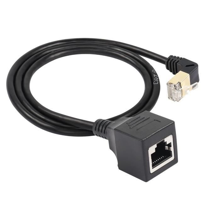 Câble Ethernet RJ45 Cat8, câble réseau Cat8 haute vitesse mâle à ...