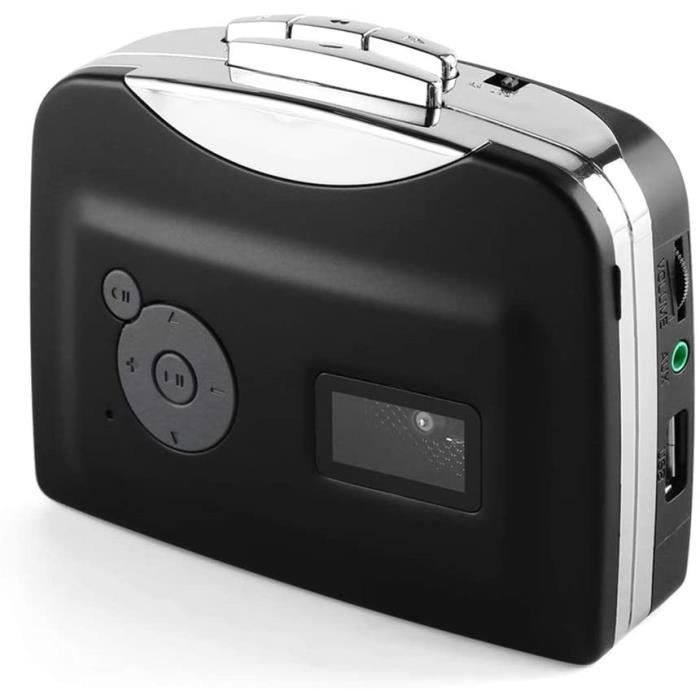 Lecteur de cassette numérique portable, musique audio usb, cassette au ...