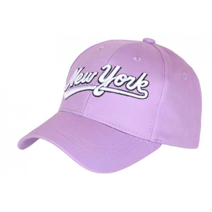 -Hip Hop Honour-Casquette NY Violette Retro Chic en Coton Bronxa ...