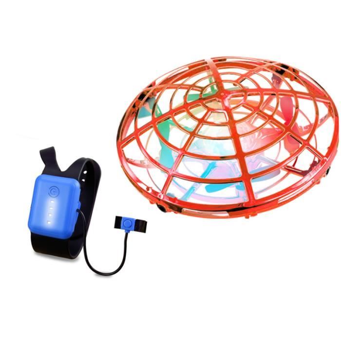 Sans boîte de vente au détail - Mini montre RC UFO Drone avec détection ...
