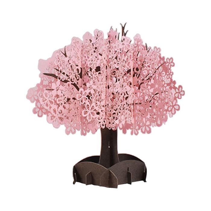 3D Cerise Blossom Card, Up Cartes de Voeux avec Enveloppe, Main ...