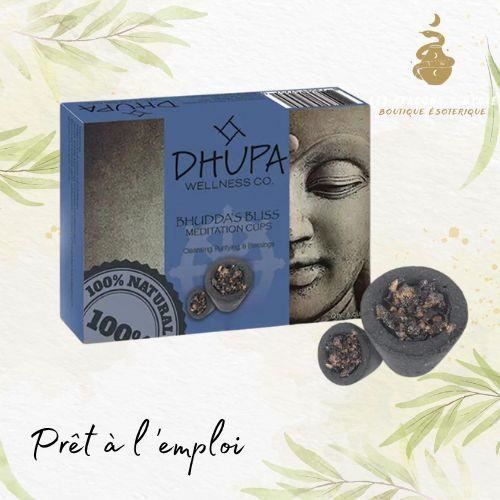 Boîte Dhupa d'encens naturel Buddhas Bliss avec 6 tasses - Cdiscount Maison