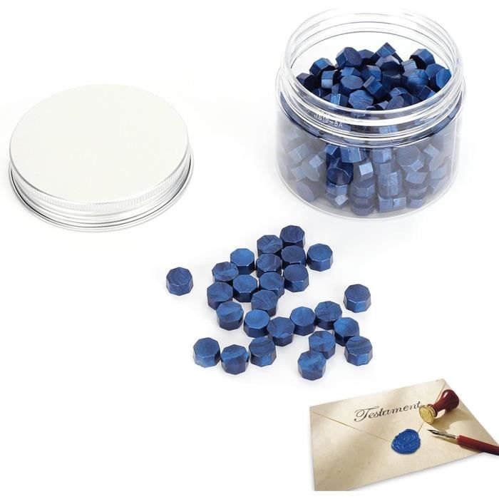 Perles De Sceau De Cire, 200 Pièces Kit De Cire Octogonale, Kit De ...