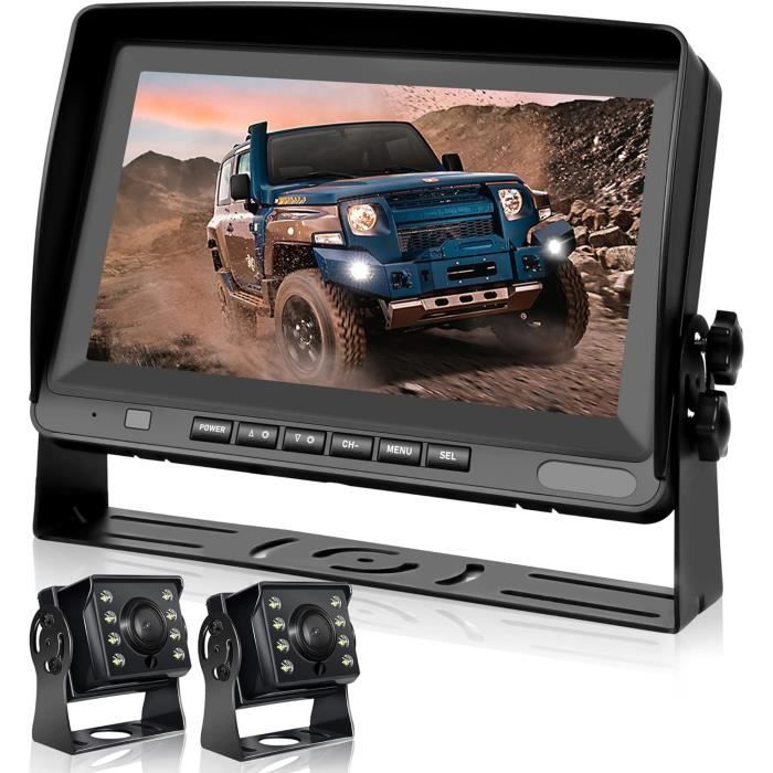 Podofo Camera de Recul AHD Filaire avec Moniteur 8 Pouces Kit avec 2 ...