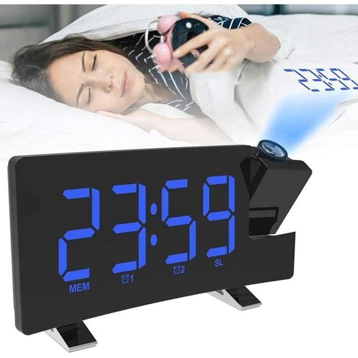 Radio Réveil à Projection Numérique, Réveil Projection Plafond 180 ...