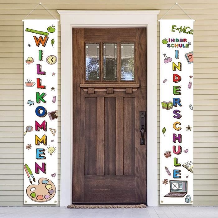 Bienvenue Banner de Retour à L école,Bannière de Bienvenue,Décoration ...