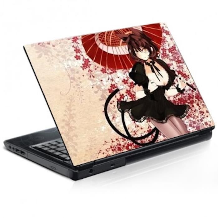 Stickers Autocollants ordinateur portable PC Déco Mangas réf 129 ...