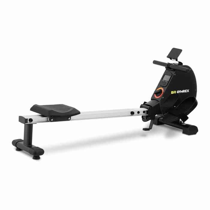 Rameur pliable 120 kg noir aluminium, plastique, acier roue d'inertie 3 ...